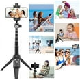 Somnr Wireless Selfie Sticks Tripod with Remote iPhone Android Gopro ...