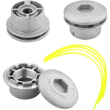 Universal Brush Cutter Head, Aluminum Trimmer Head Threads for Gasoline ...