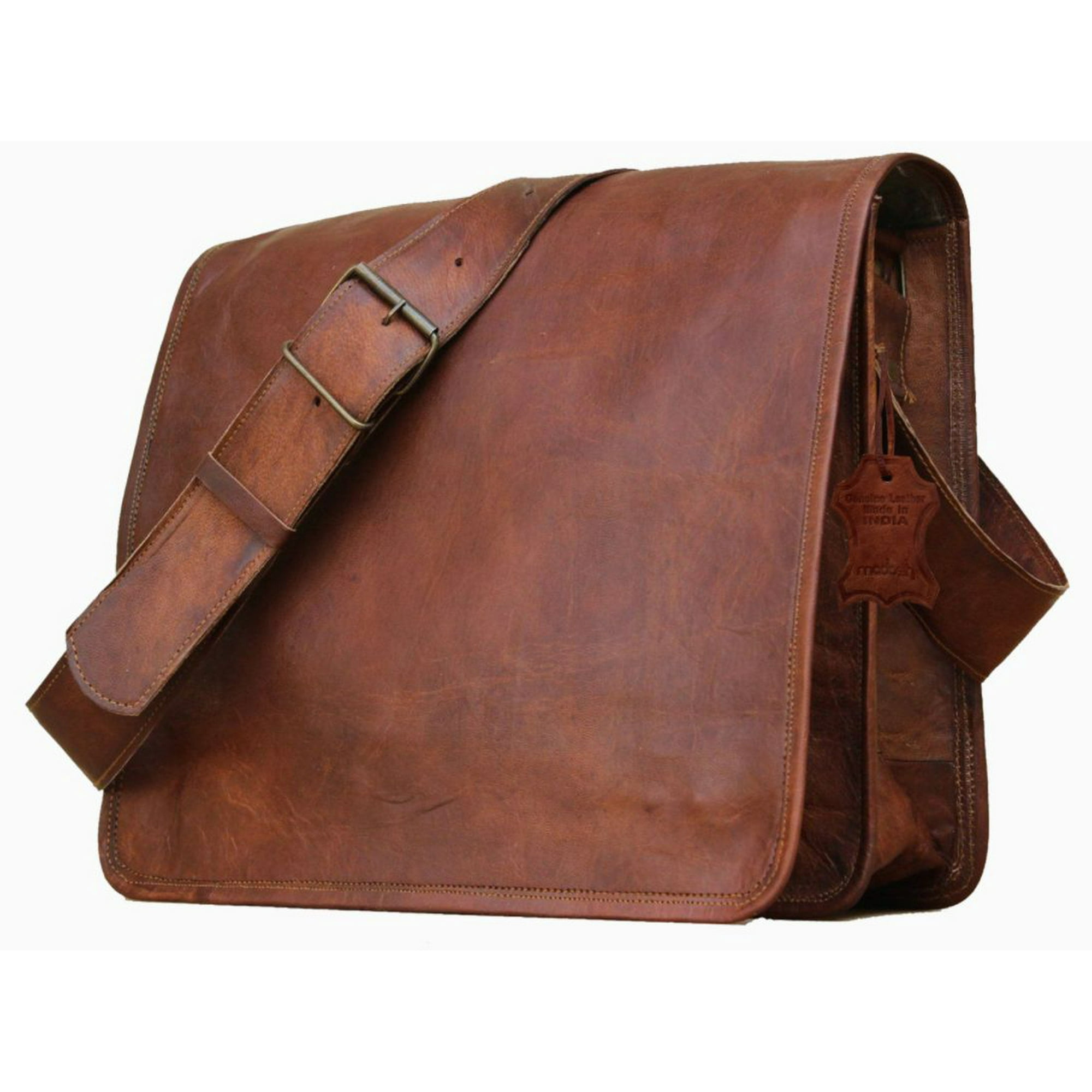 Click here for Madosh Genuine Leather Laptop Flap Over Messenger... prices