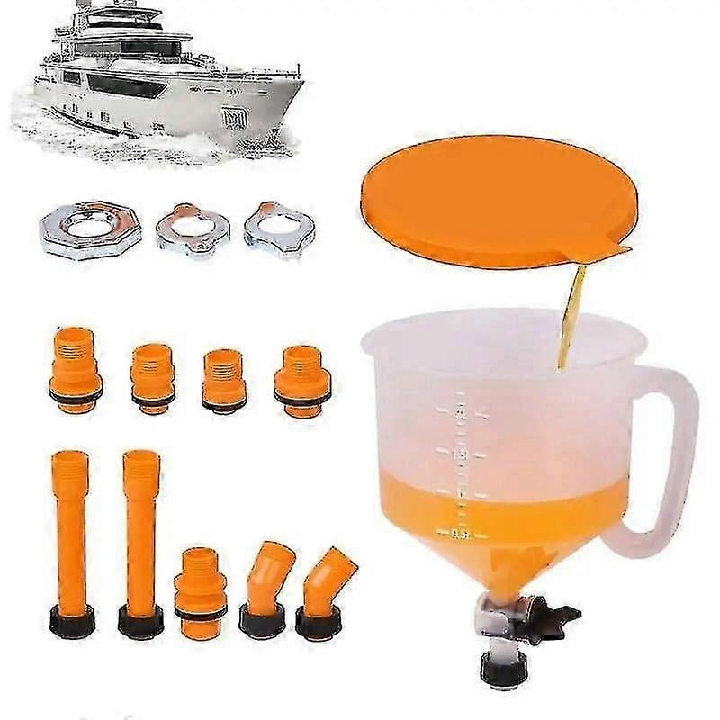 Spill-free Radiator Funnel Set Auto Coolant Flush Kit Radiator Spill ...