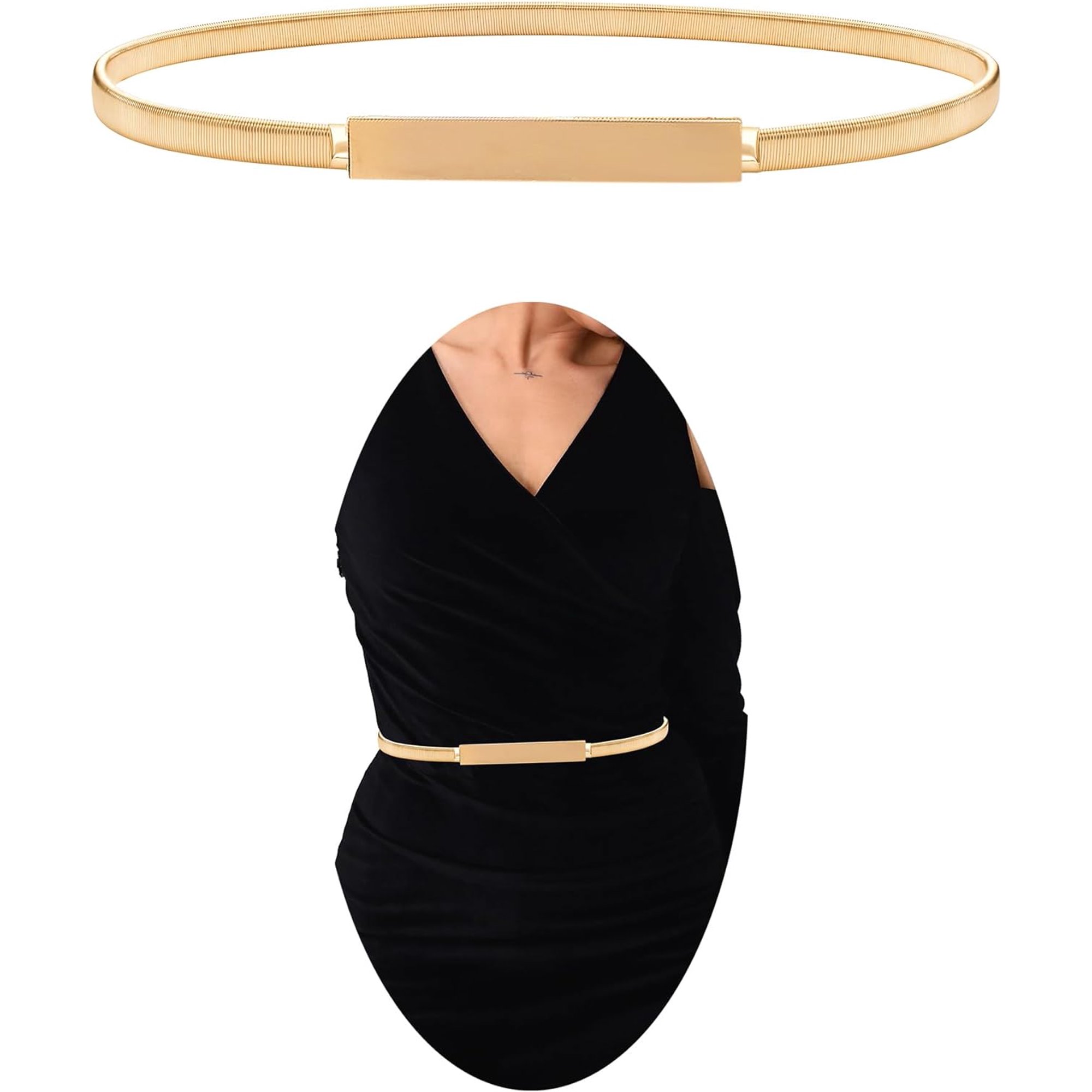 Click here for Zhengup Gold Belt For Womens Dress elastic Pendant... prices