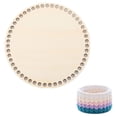 Blank Wood Basket Base Blank Crochet Base for Knitting Baskets Weaving ...