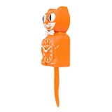 Festival Orange Kit Cat Clock 15.5" Full Size Retro Style Kit-Cat Klock ...