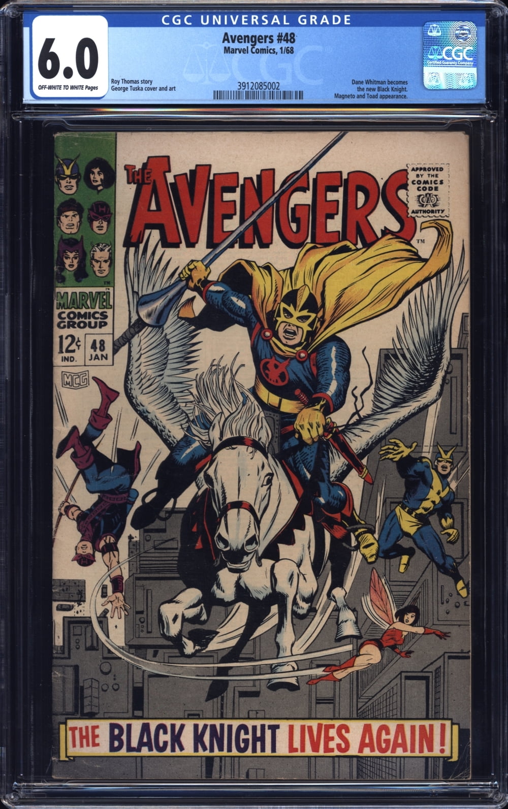 Avengers #48 - CGC 6 Comic Book - Walmart.com
