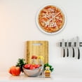 Mainstays 11.5" Round Indoor Photo Realistic Pizza Analog Modern Wall ...