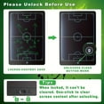 erfcxs POCREATION 16 Inch LCD Flexible Screen Football Coaching Board ...