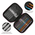 22-Piece Crochet Hook Set with Storage Case, Aluminum Crochet Needles ...
