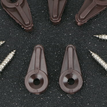 Screen Retainer Clips, for 3/8 in. screen frame, Plastic, Black (4-sets ...