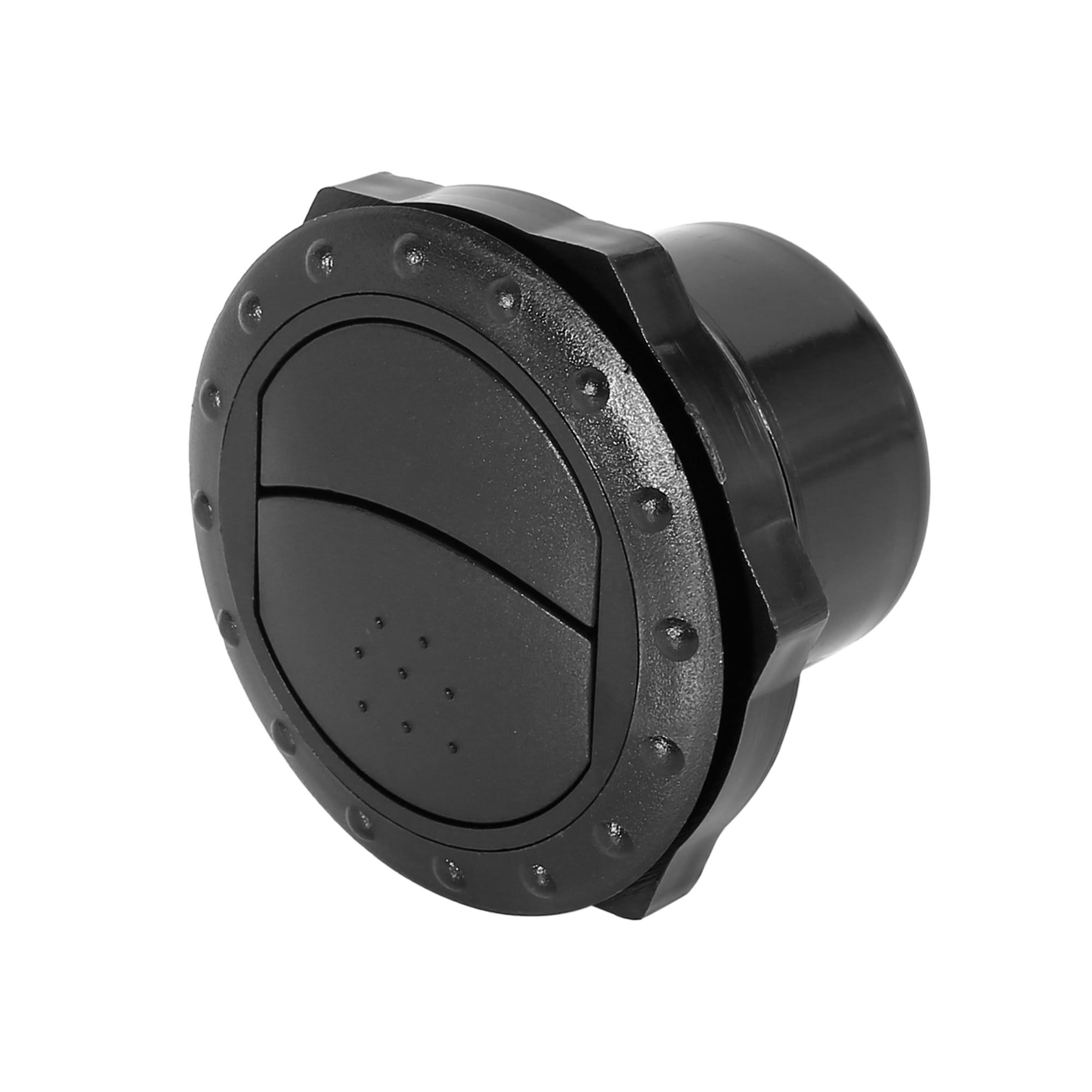 Universal Round Black Air Conditioning Vent Deflector Outlet Louvered ...