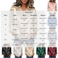 Blouse for Women Long Sleeve V Neck Casual Pullover Loose Color ...