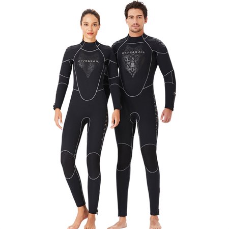 DIVE SAIL Diving Suit 5MM Neoprene Long-sleeve Long Pants Wetsuit Anti ...