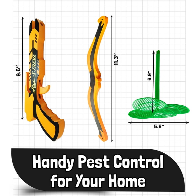 Fly Hunting Crossbow KHAMPA Fly Hunting Wooden Crossbow Set - Bug ...