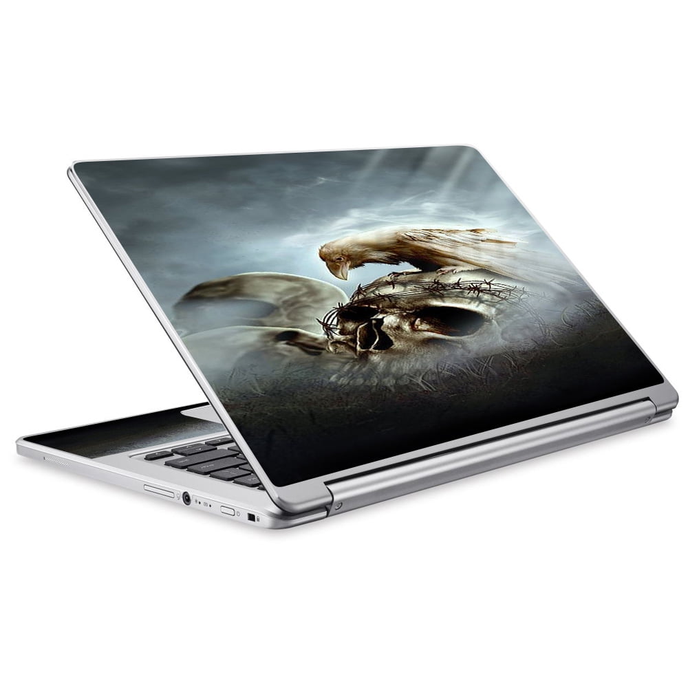 Skins Decals For Acer Chromebook R13 Laptop Vinyl Wrap / Skull Barbed ...