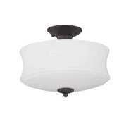 Meridian M60019NB Flush Mount - Natural Brass - Walmart.com