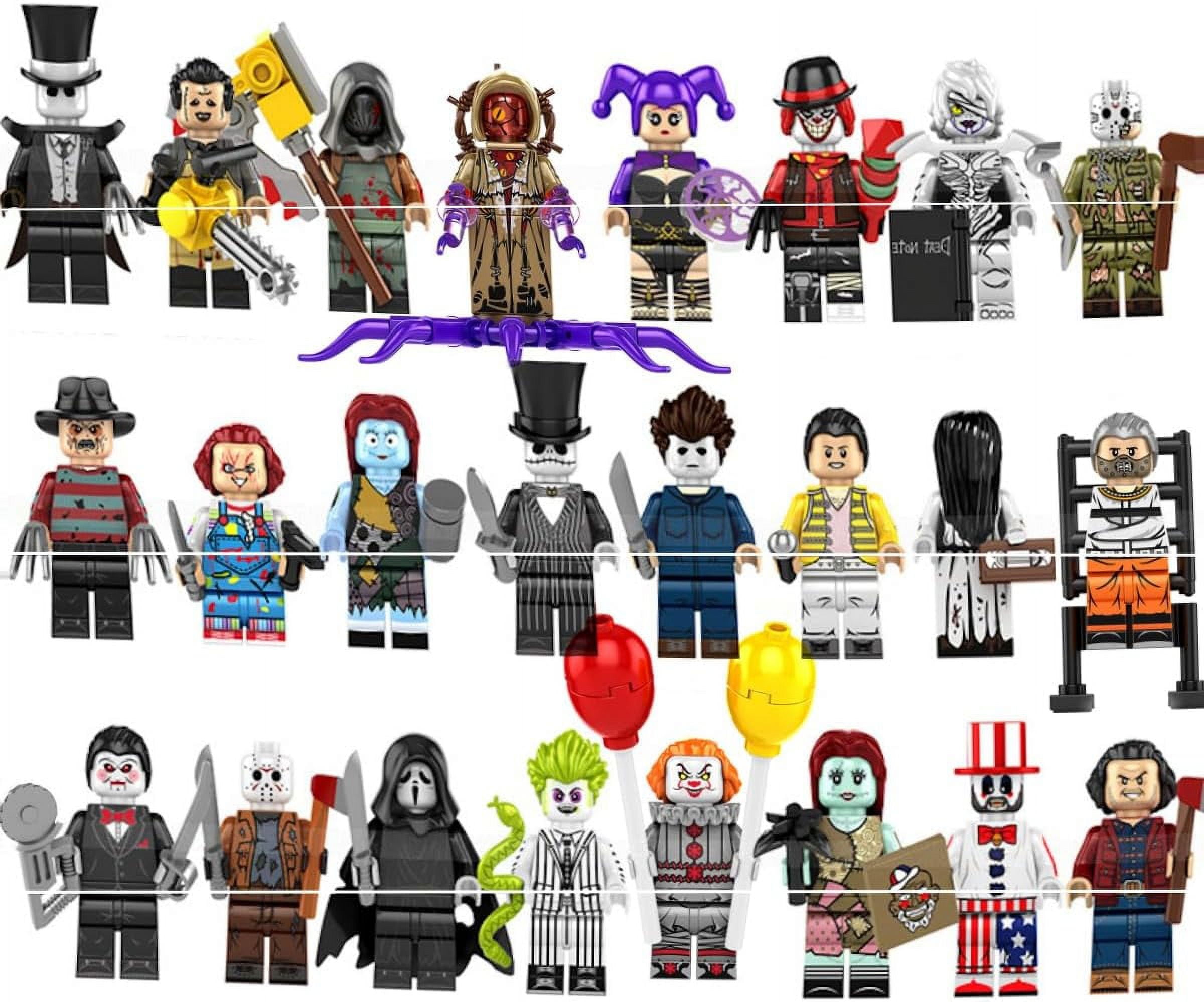 Juego de 24 figuras de acción de personajes de películas de terror ...