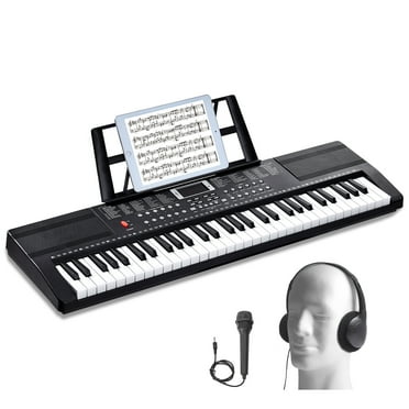 Hamzer 61-Key Compact Electric Piano Keyboard for Adults & Beginners ...