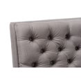 Baxton Studio Annetha Mid-Century Modern Grey Fabric Upholstered Walnut ...