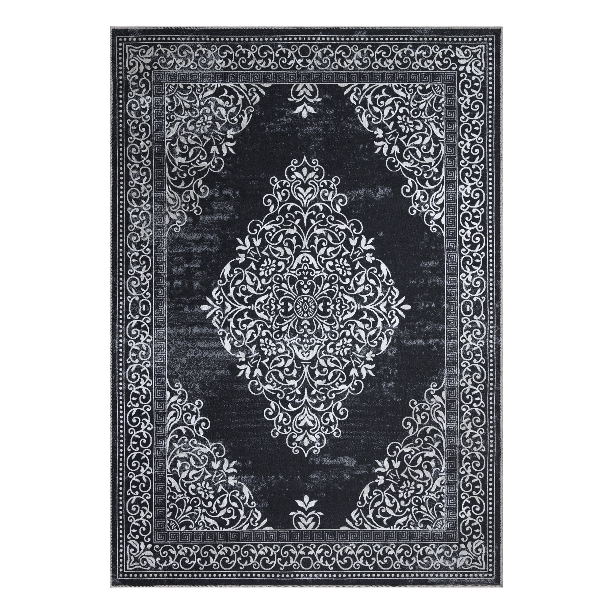 Ottomanson Machine Washable Cotton 5x7 Flatweave Area Rug for Living ...