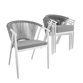 CosmoLiving by Cosmopolitan, Circi Collection, Stacking Dining Chair ...