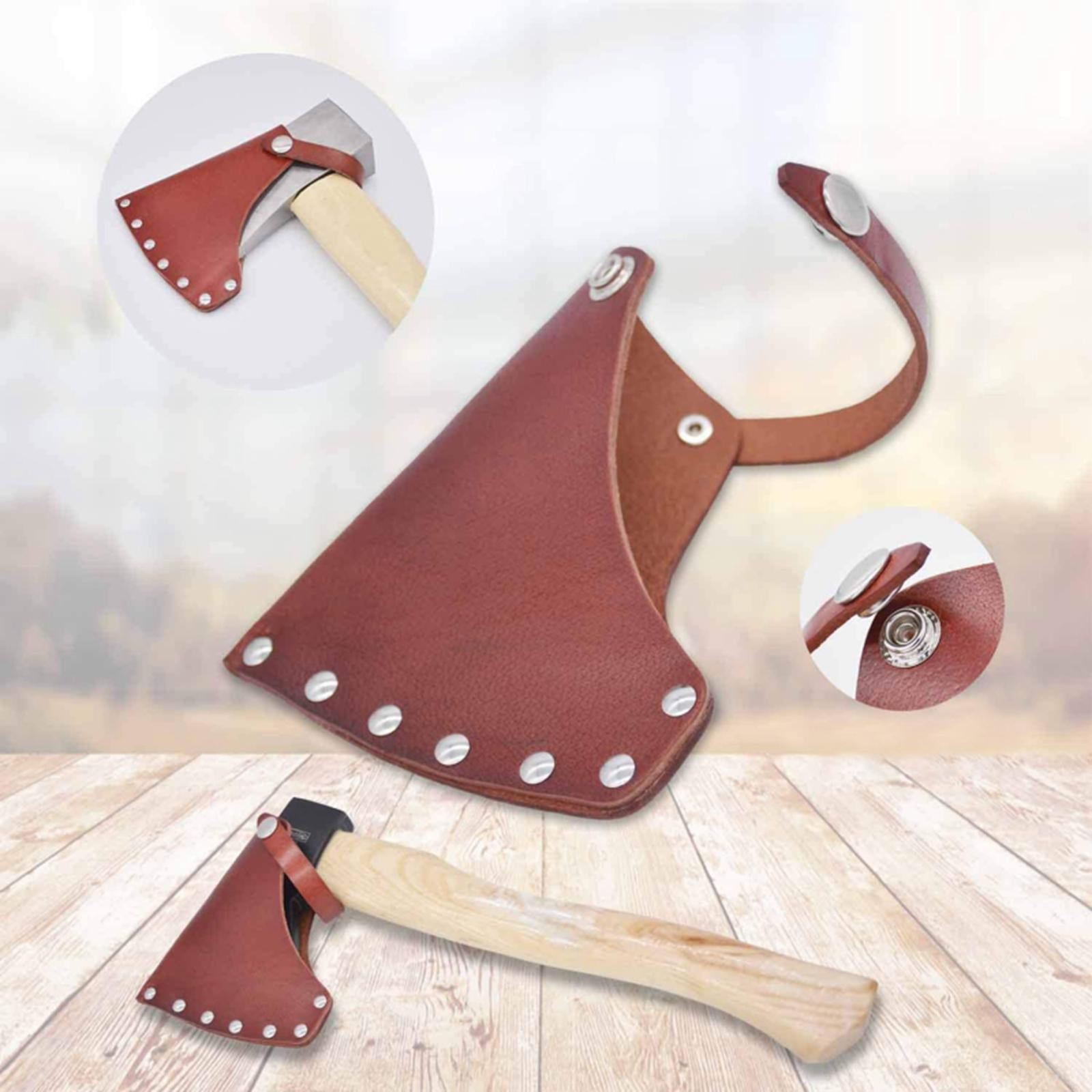 Leather Sheath, Adjustable Hatchet Cover, Case Cover Camping ...