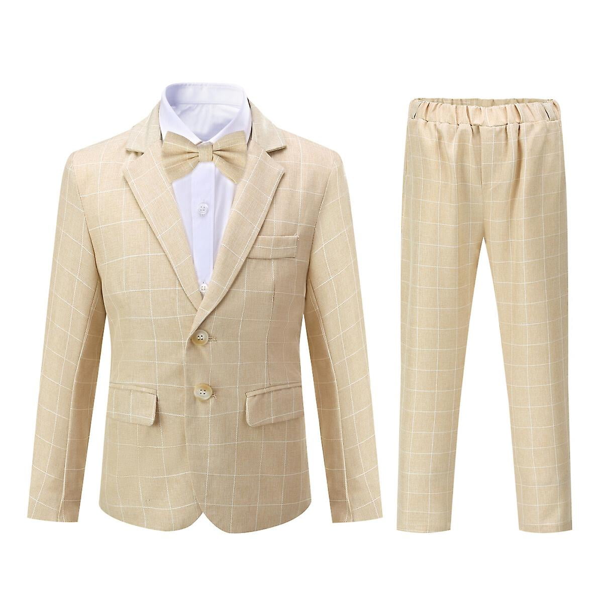 Click here for Junzhexiangsheng Sliktaa Boys Suits Toddler Tuxedo... prices