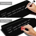 LitaiL Desktop Dry Erase Board, Tempered Glass, Storage, Keyboard Stand ...