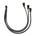 12V 30CM 3Pin Fan PWM 1 to 3 Way Power Supply Extension Cable Y ...