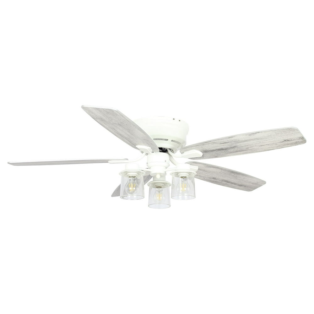 Modern Low Profile Ceiling Fan 52 Inch Ceiling Fan with Lights and ...