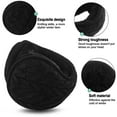 Loritta 2 Pack Winter Earmuffs Foldable Warm Fleece Cable Knit For