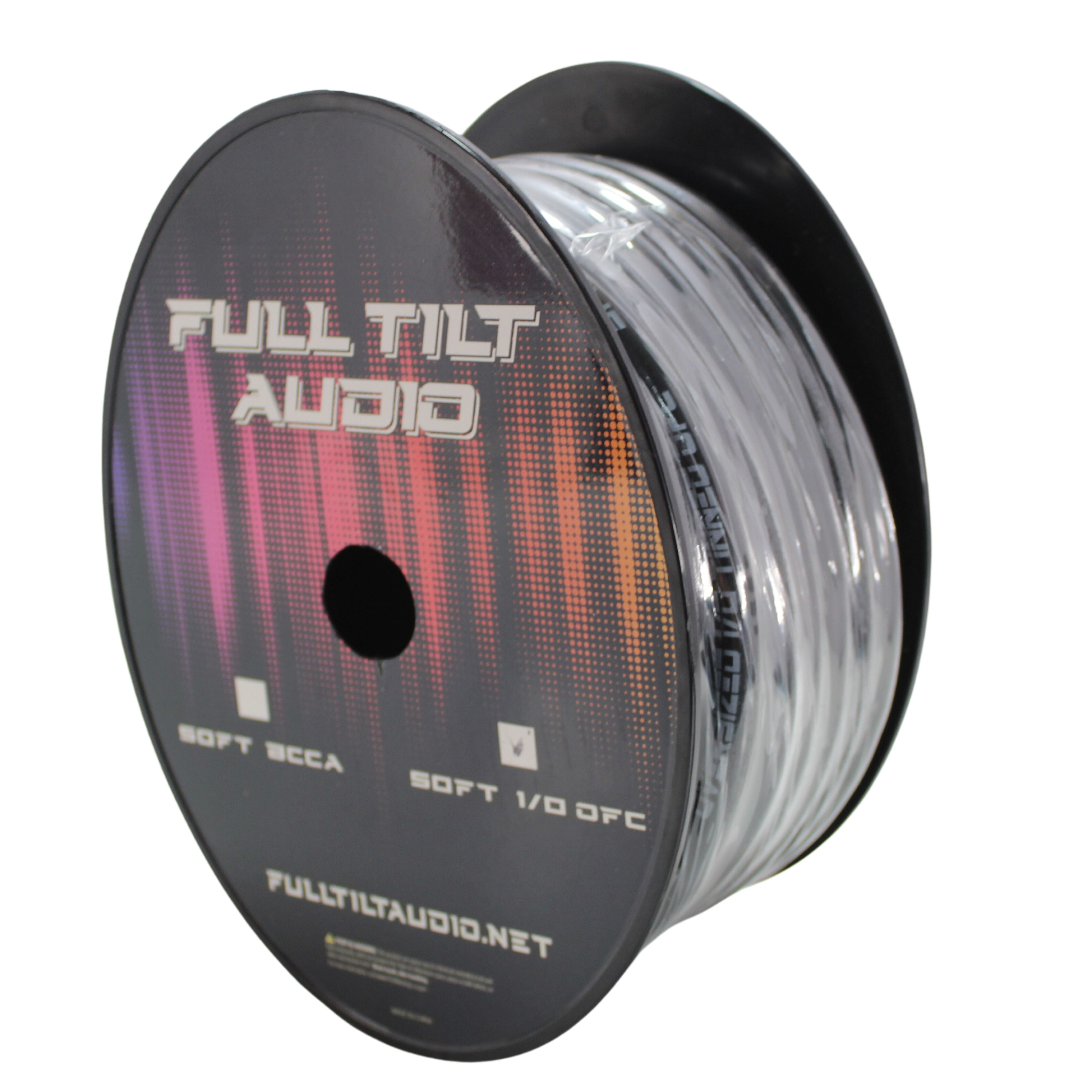 Full Tilt Audio 1/0 Gauge Tinned Oxygen Free Copper OFC Power/Ground ...