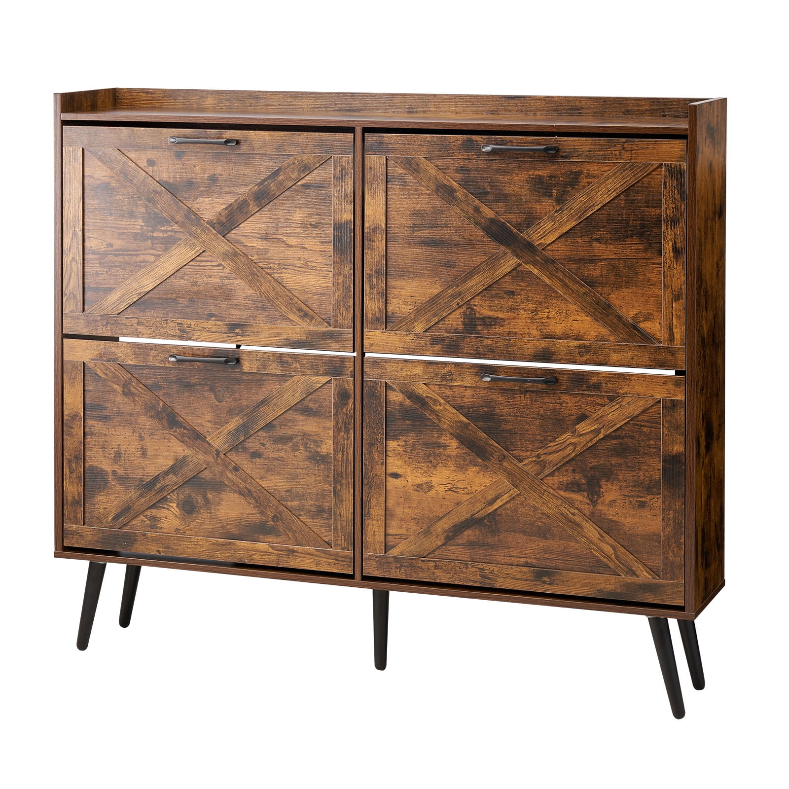 Click here for Vevor Shoe Cabinet With 4 Flip Drawers  Farmhouse... prices