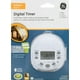 GE 7-Day Programmable Digital Timer, 1 Outlet Grounded, Plug-In Indoor ...