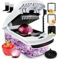 Fullstar Vegetable Chopper, 3 Blades Adjustable Dicer, Slicer, Food ...