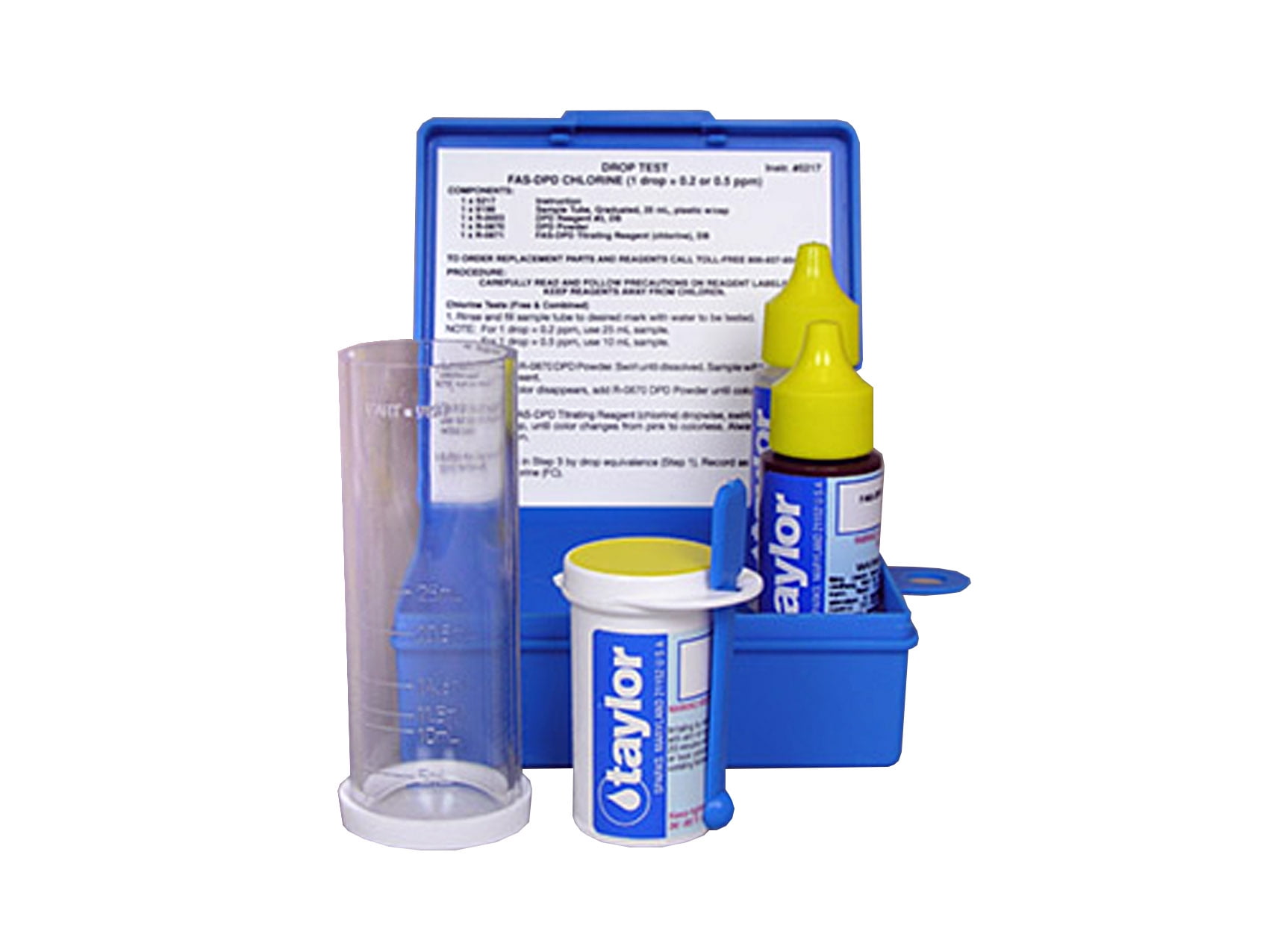 Taylor K1515A Drop Test Swimming Pool Free & Combined Chlorine FAS DPD ...