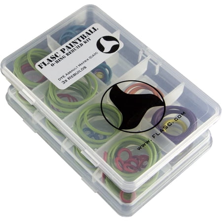 Dye Assault Matrix (Dam) 3X Color Coded Paintball o-Ring Rebuild kit by ...