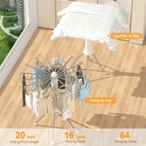 Clothes Drying Rack Folding Indoor, Portable Drying Rack Clothing and ...