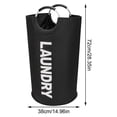 90L Large Laundry Basket with Handles, Collapsible Laundry Hamper ...