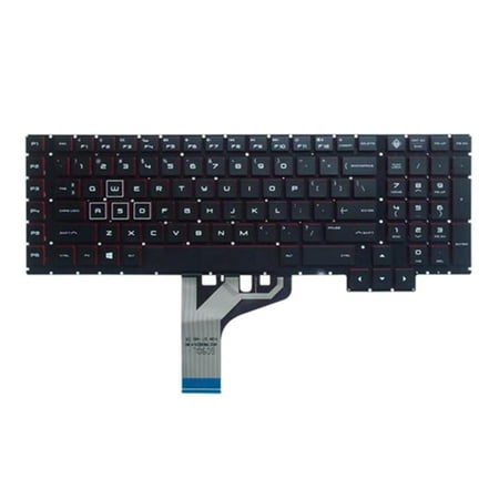 Black Frameless English Layout Keyboard W/Backlit for Omen 17-an 17 ...