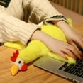 Sioweci Chick Plush Toy White Yellow Hen Plushie Stuffed Rooster Animal ...