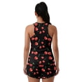Binienty Cherry Print Pattern Vest Top Shorts for Beach, Tank Style ...