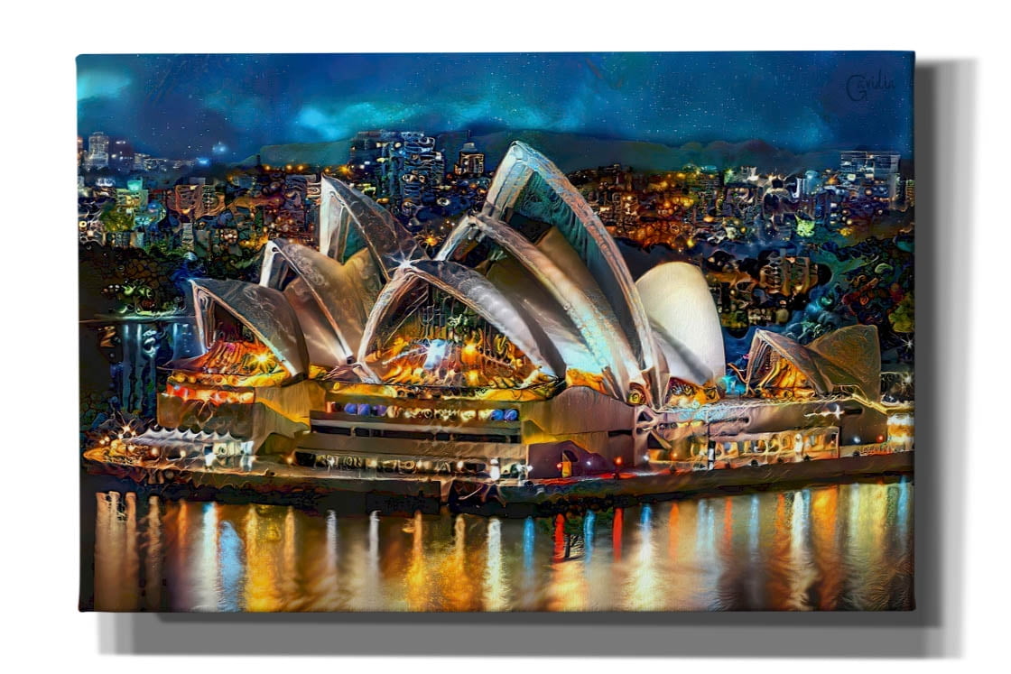 Epic Graffiti 'Australia Sydney Opera House' by Pedro Gavidia, Canvas ...