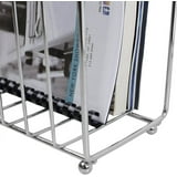Home Basics Free-Standing Magazine Rack, Chrome - Walmart.com