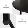 47" Round Dining Table for 4, Kitchen Dining Room Table with Sturdy ...