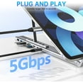 Laptop Docking Station Stand, 8 in 1 USB C Hub HDMI Portable Laptop ...