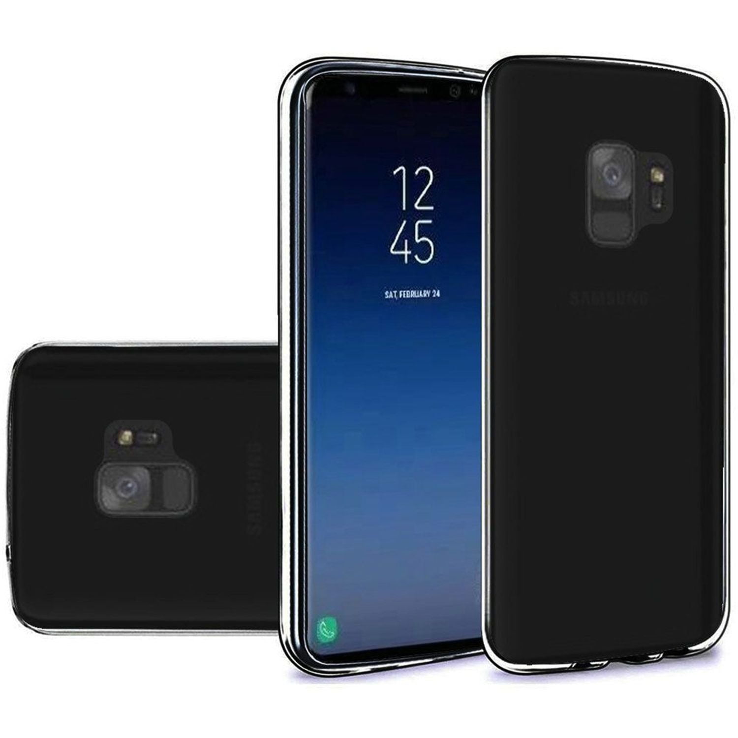 HR Wireless TPU Rubber Candy Skin Transparent Case Cover For Samsung ...