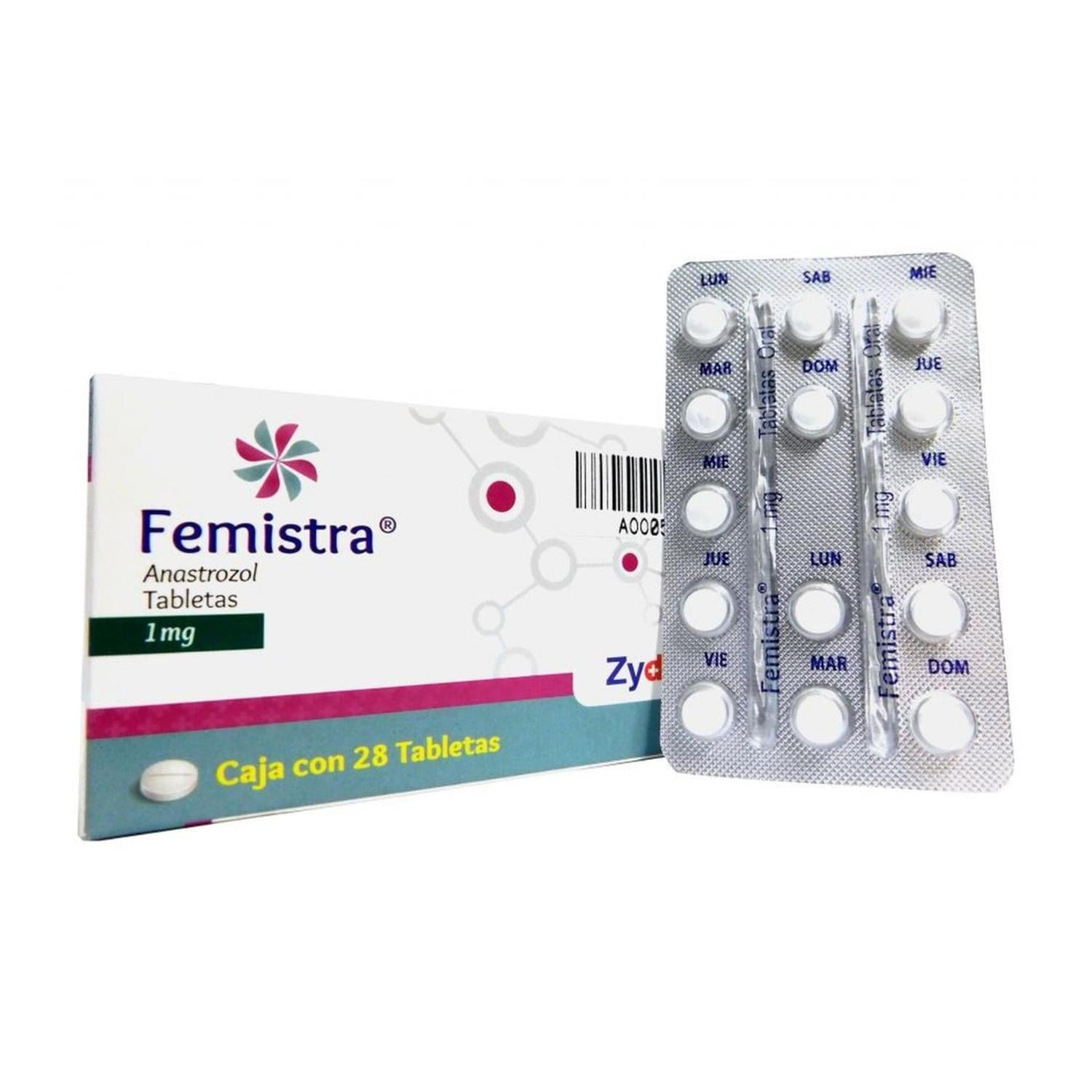 Femistra 1 mg Caja Con 28 Tabletas | Bodega Aurrera en línea