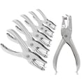 1 Hole Punch, Single Hole Puncher, 8 Sheet Capacity, General, Silver ...