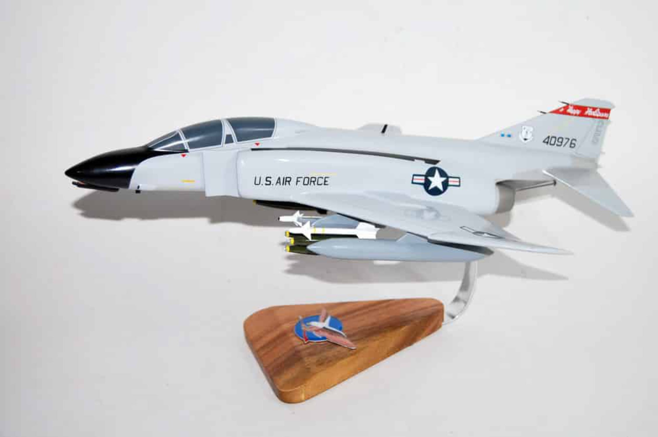 178th Fighter Squadron F-4D Model, 1/42 (18) Scale, Mahogany, McDonnell ...
