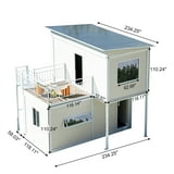 Two Story Tiny House, Flat-Pack House, Two-Story Tiny House ...