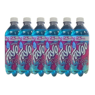 Faygo Variety 6 Pack, Cotton Candy, Blue Raspberry, Red Pop, Vanilla ...